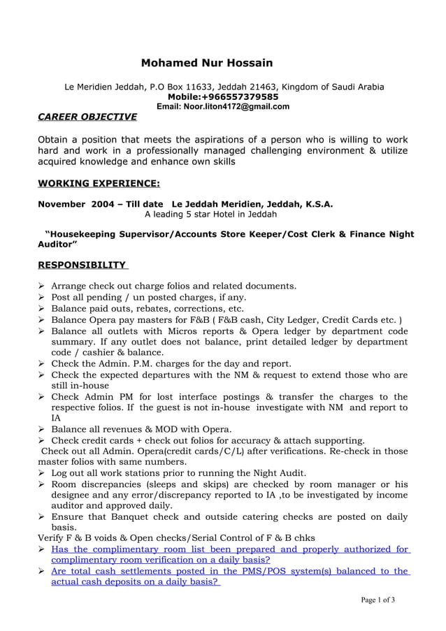 Noor CV | PDF
