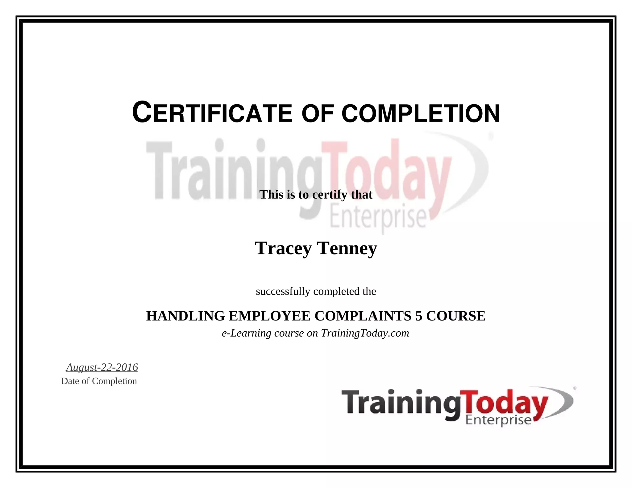 certficate handling difficult people | PPT