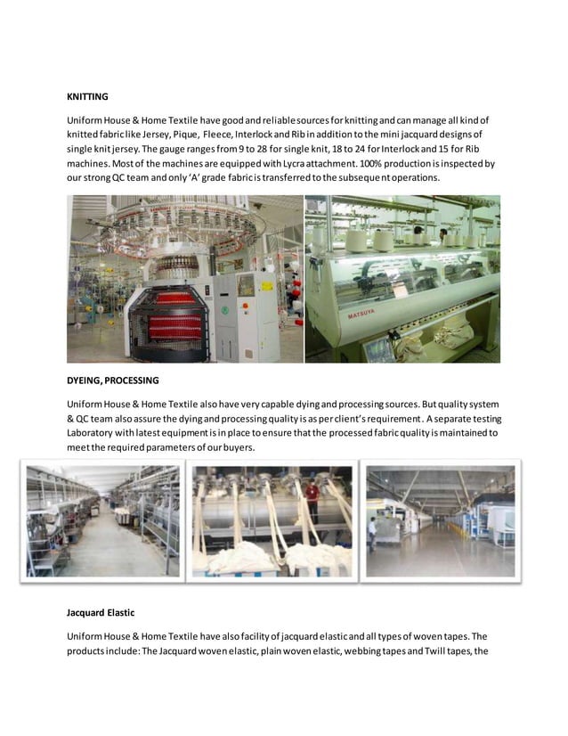 Company profile. | DOCX