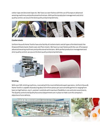 Company profile. | DOCX