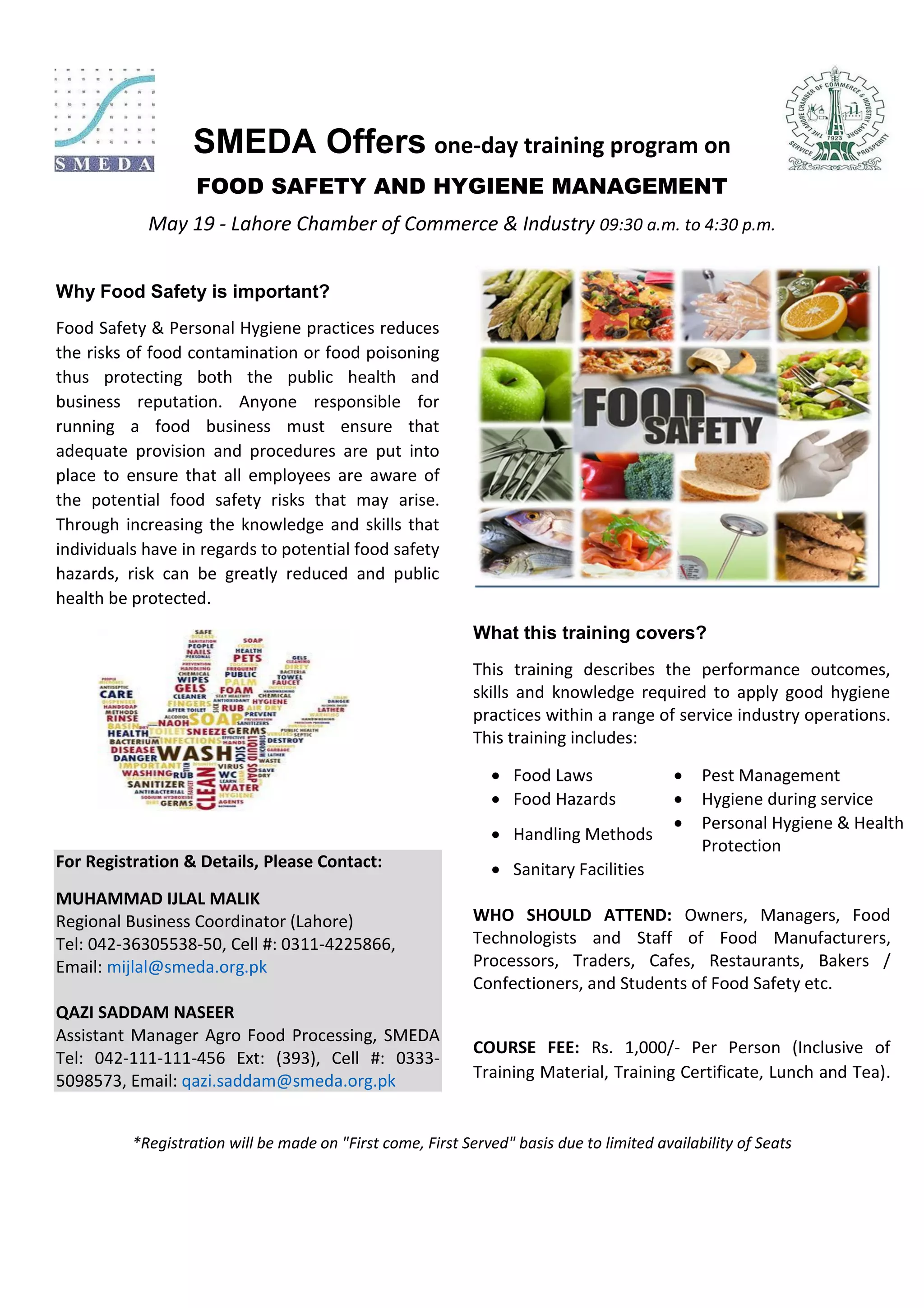 Brochure-Food Safety and Hygiene | PDF