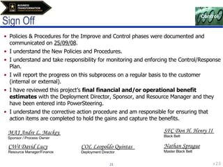 Control Tollgate | PPT