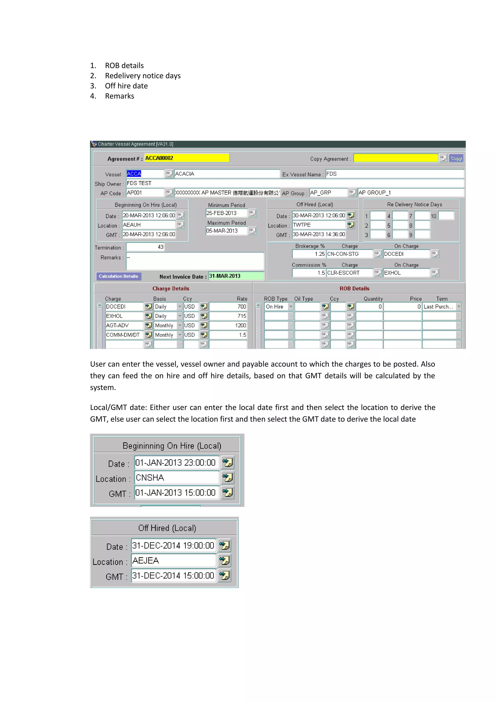 SOP for Charter Hiring | DOC
