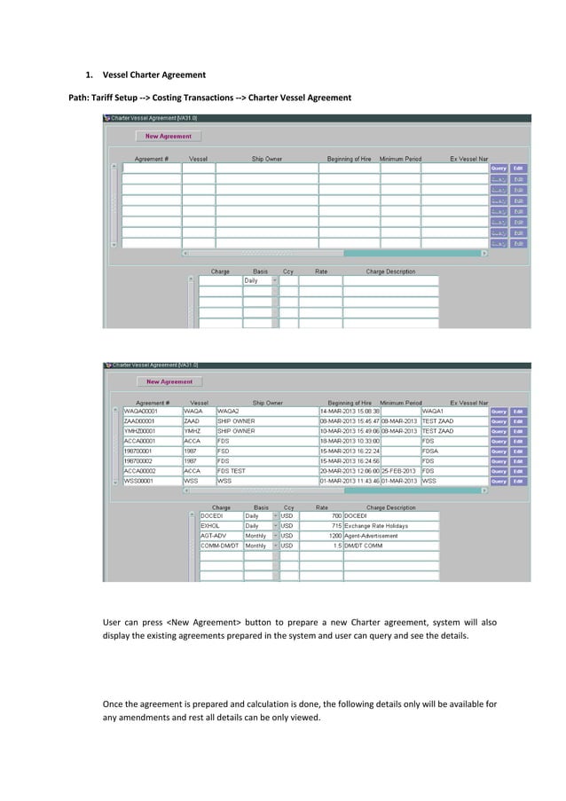 SOP for Charter Hiring | PDF