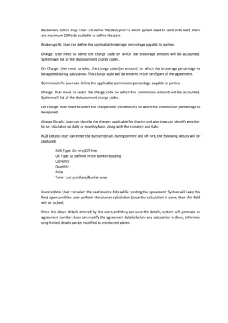 SOP for Charter Hiring | PDF