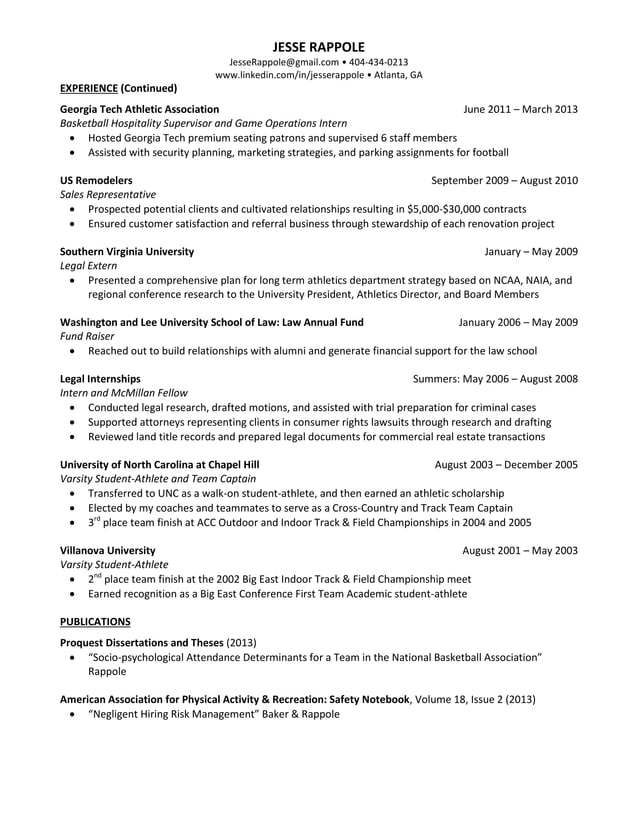 Jesse Rappole Resume | PDF