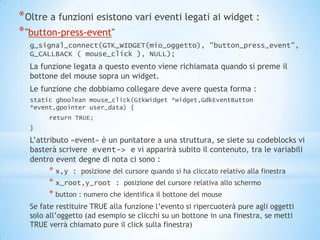 C(99) gtk 01 - introduzione e finestre | PPT
