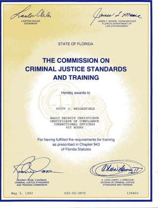 Corrections Officer Certification | PDF