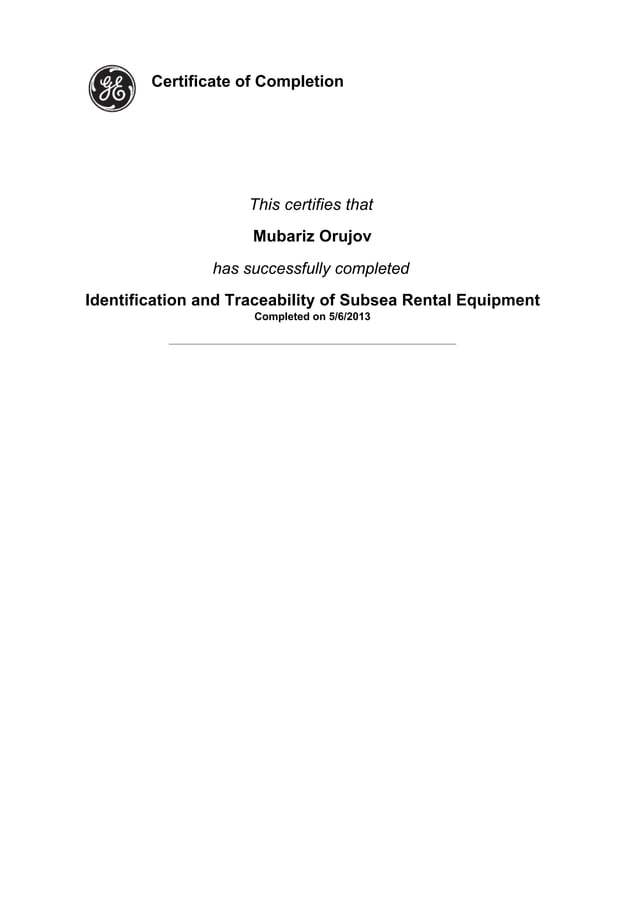 Identification and traceability course | PDF