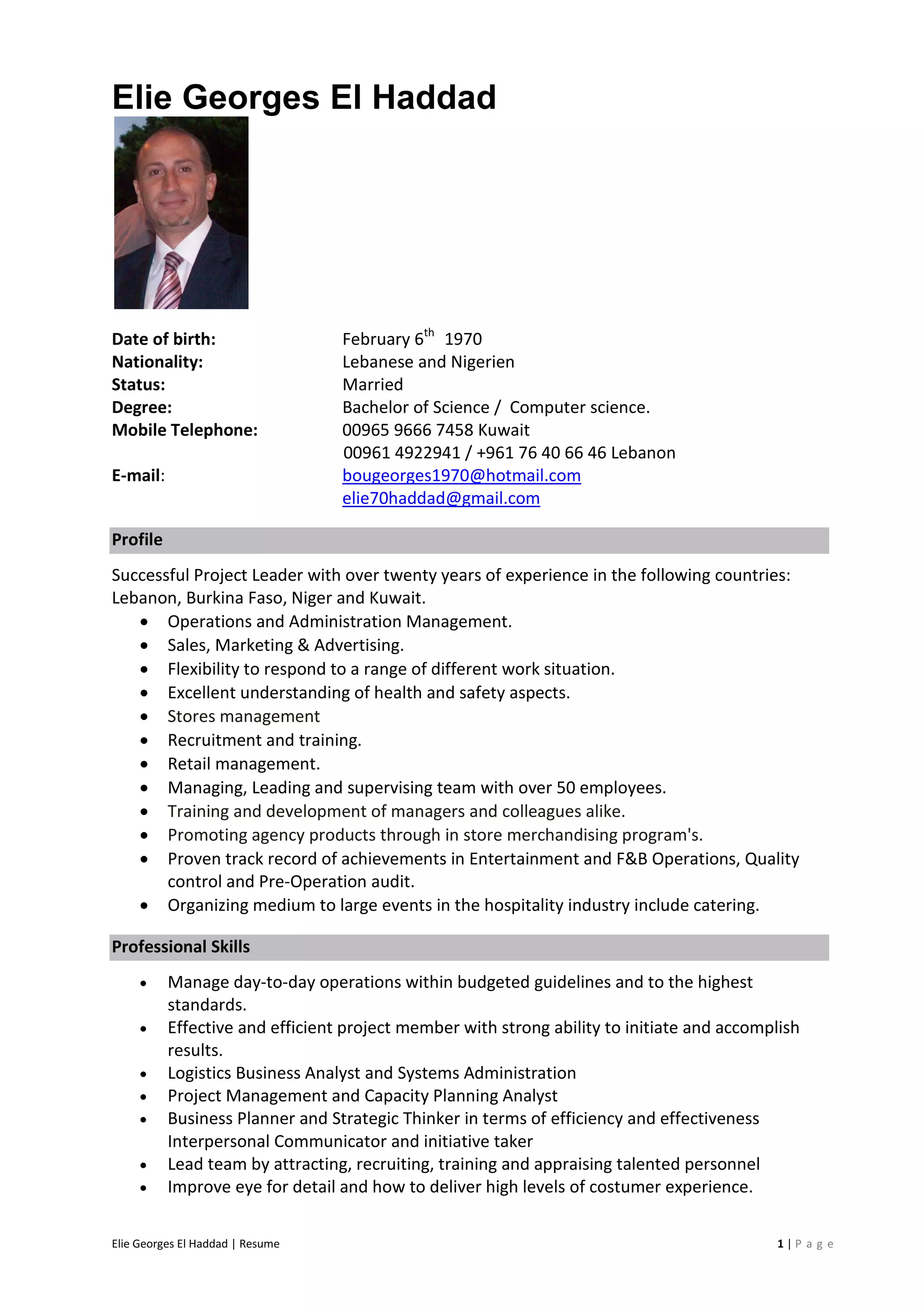 CV_ELIE_EL_HADDAD___ | PDF