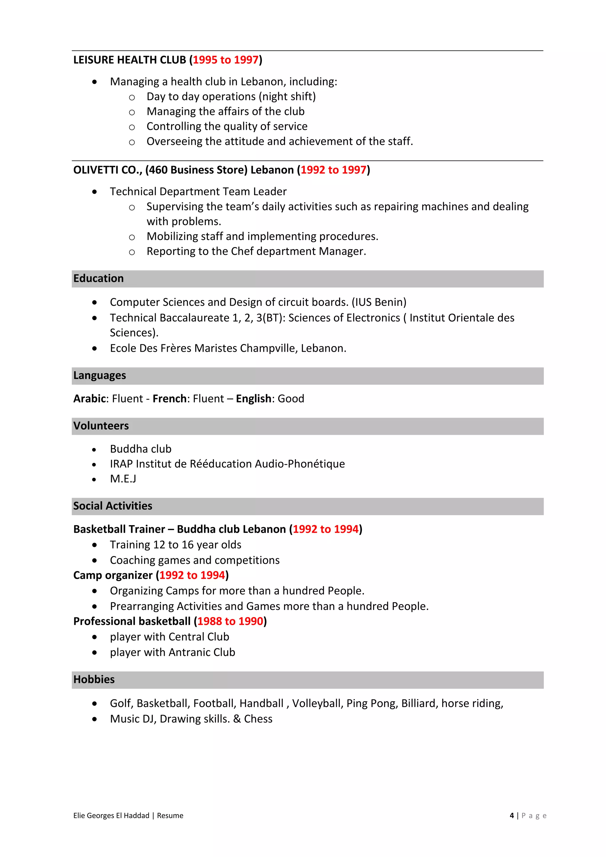 CV_ELIE_EL_HADDAD___ | PDF