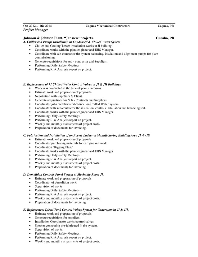 Resume Jaime Lopez 2016 | PDF