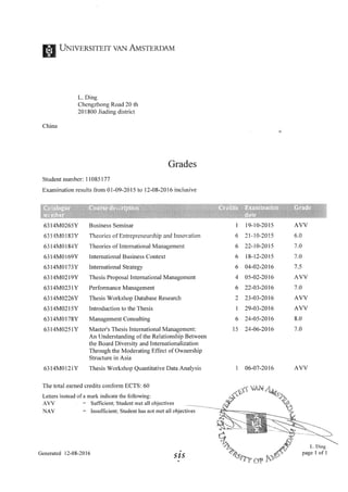 Mater Grade Transcript | PDF