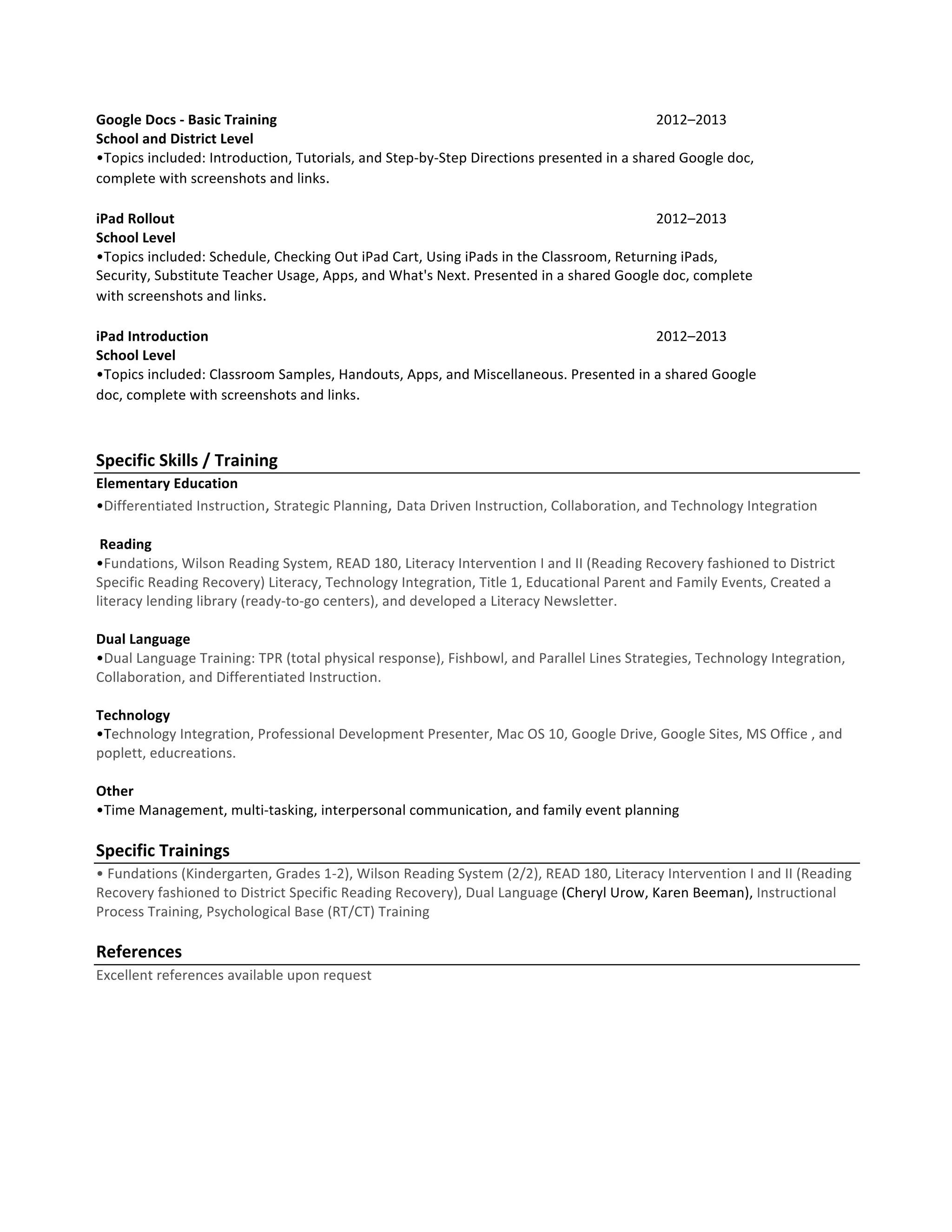 Monica Harty - CV | PDF