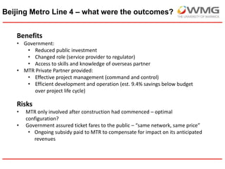 PPP Case Study - Beijing Metro Line 4 v5 | PPTX
