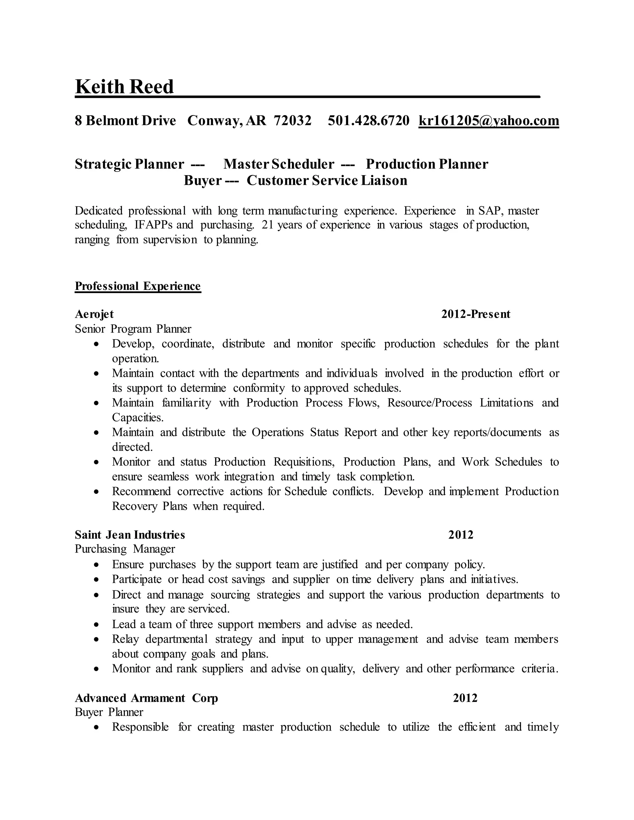 Keith resume | DOCX