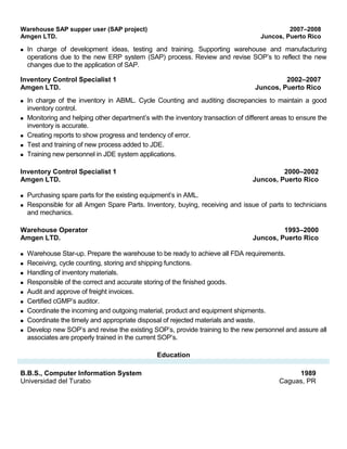 Rafel resume 3-28-15 | PDF