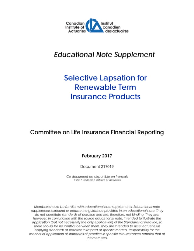 Selective Lapsation | PDF