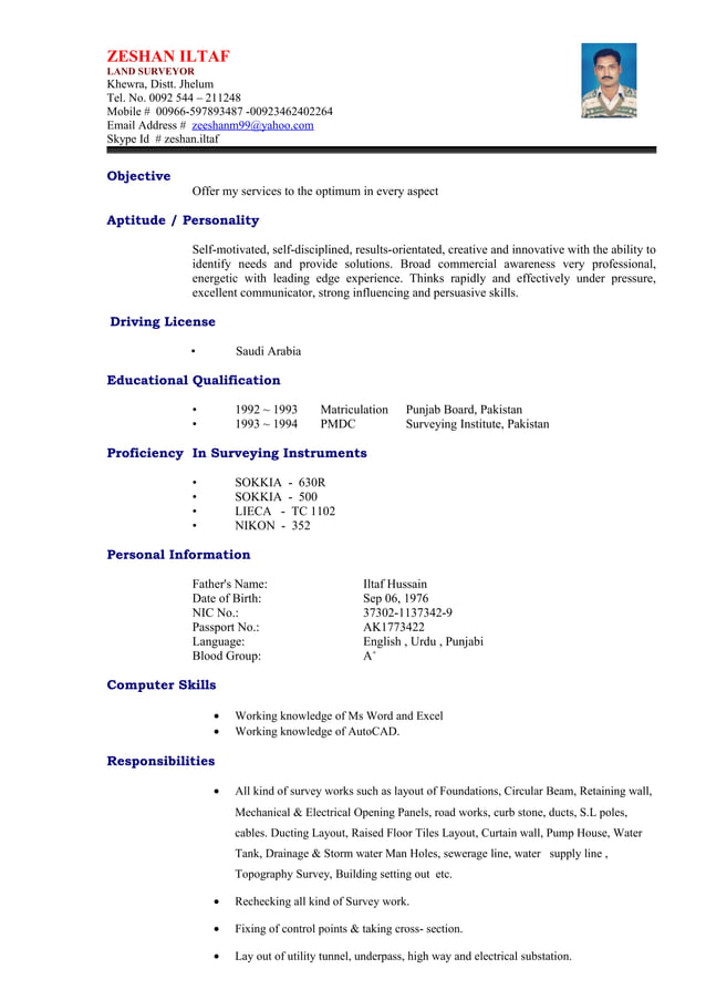 Zeshan Iltaf C.V | DOC