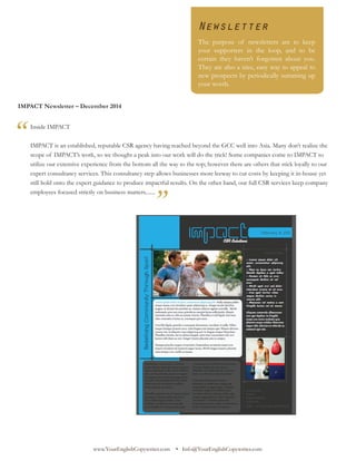 Portfolio - Write On Marketing - Shireen Patel | PDF