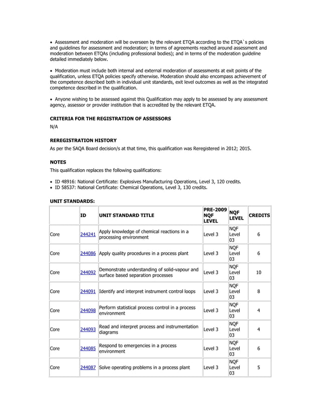 NQF 3 - South African Qualifications Association | PDF