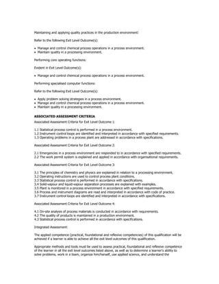 NQF 3 - South African Qualifications Association | PDF