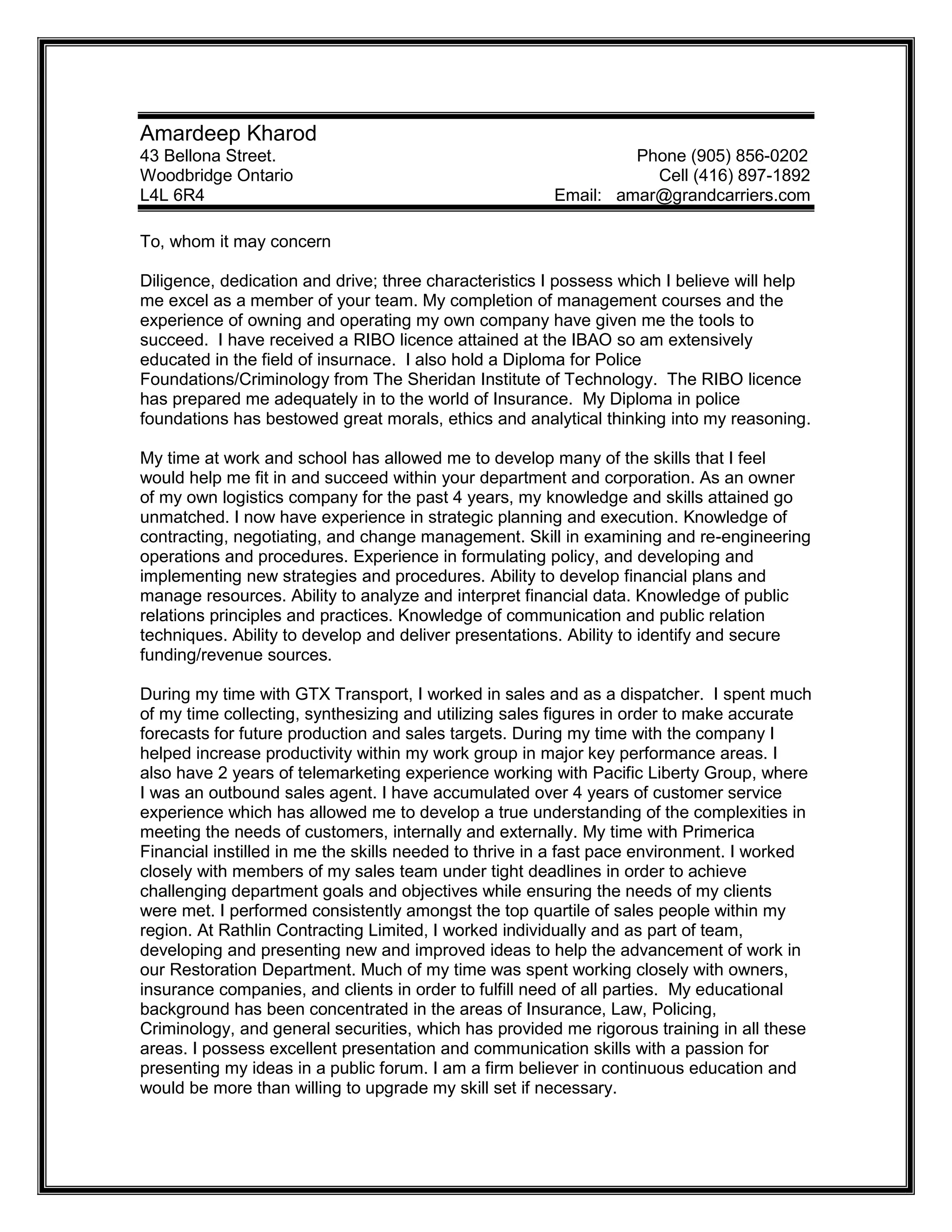 AmarKharodResumeDis | PDF