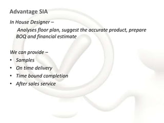SIA Corporate Presentation | PPTX