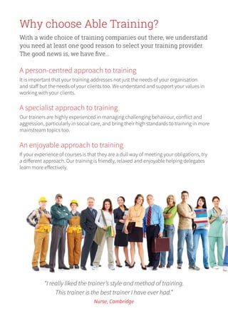 Able Training Full Course Brochure | PDF