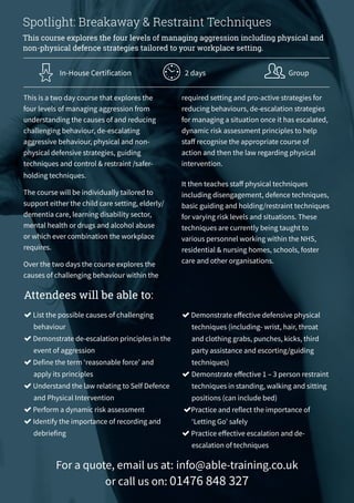 Able Training Full Course Brochure | PDF