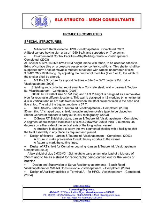 slsprofile260220161 | PDF