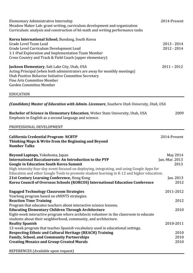 Rebecca Mitchell_Resume2015 | PDF