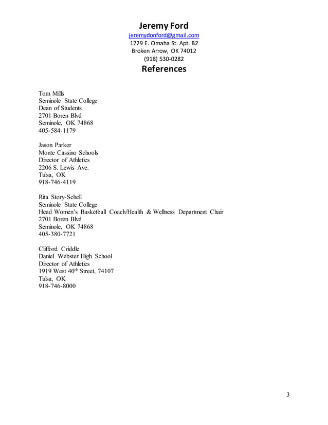 Ford - Resume | DOCX