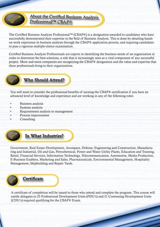 CBAP | PDF