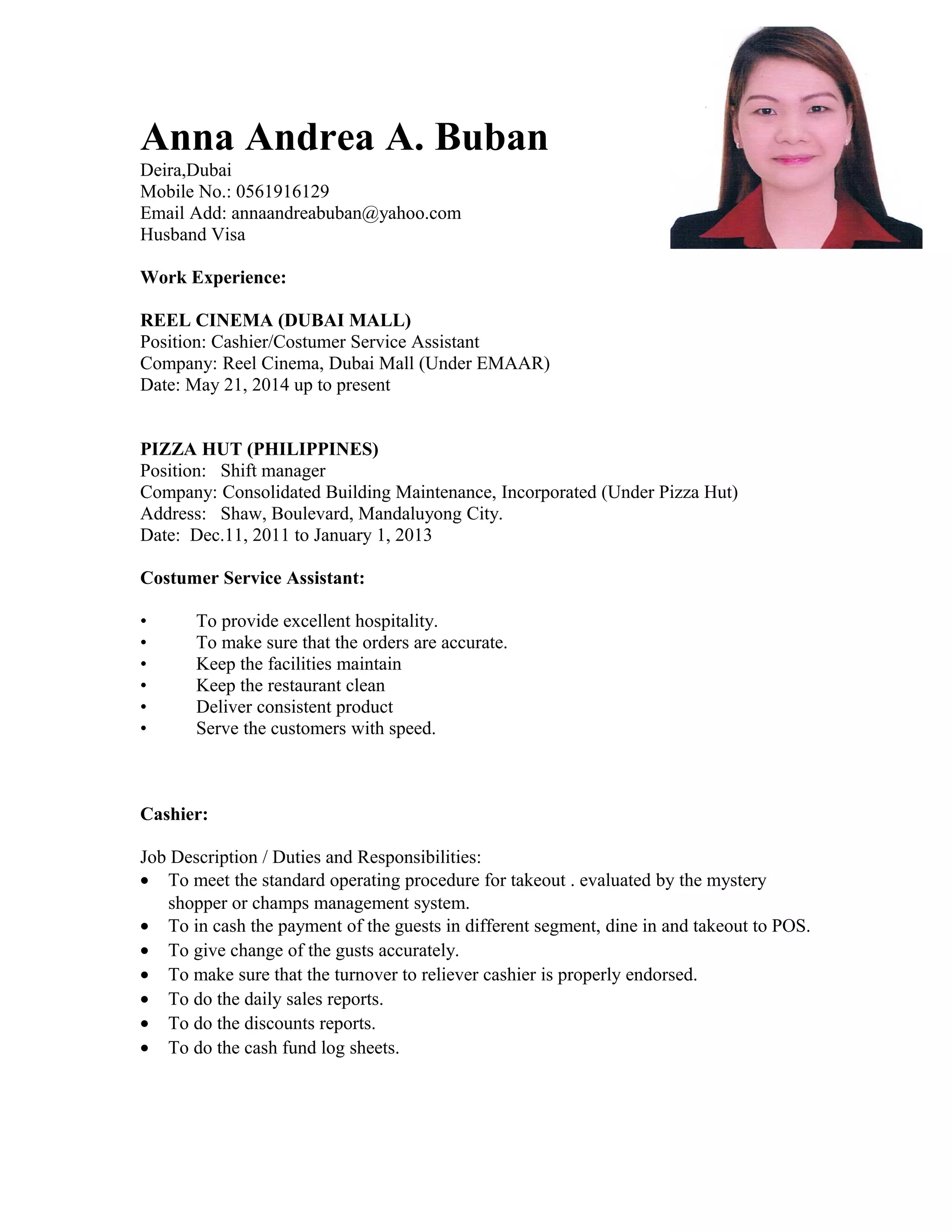 anna cv edited | PDF