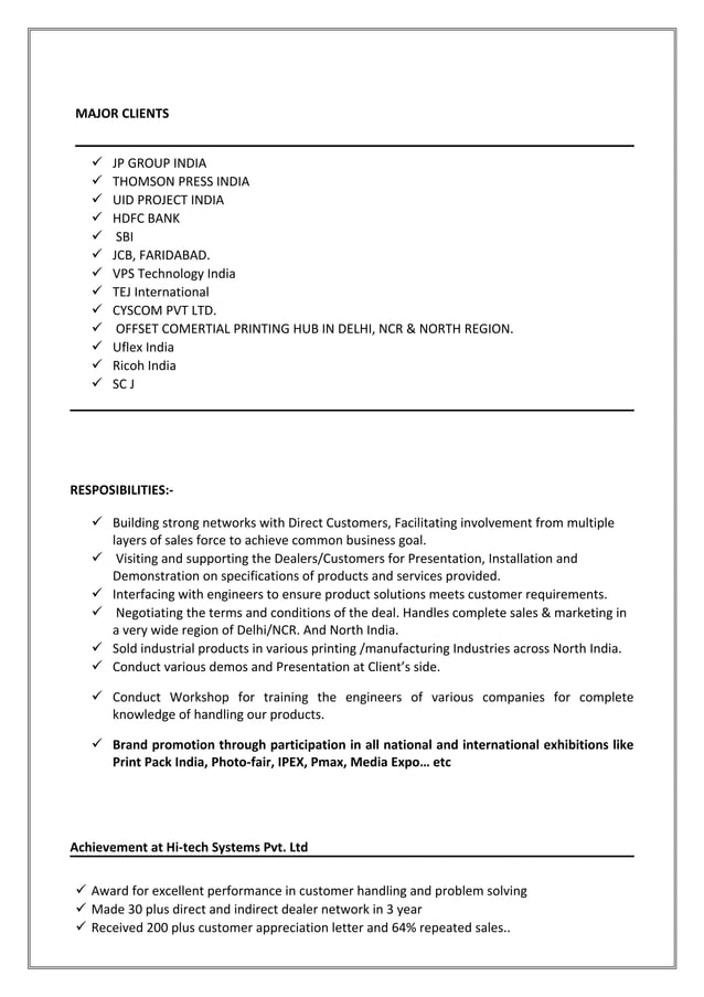 Resume vivek 015 | PDF