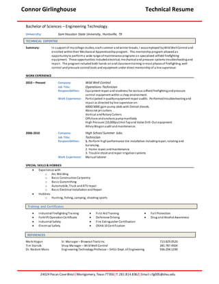 Technical Resume | DOCX
