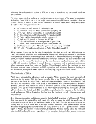 African Liberation Day - Where is Our Independence Part 1 | PDF