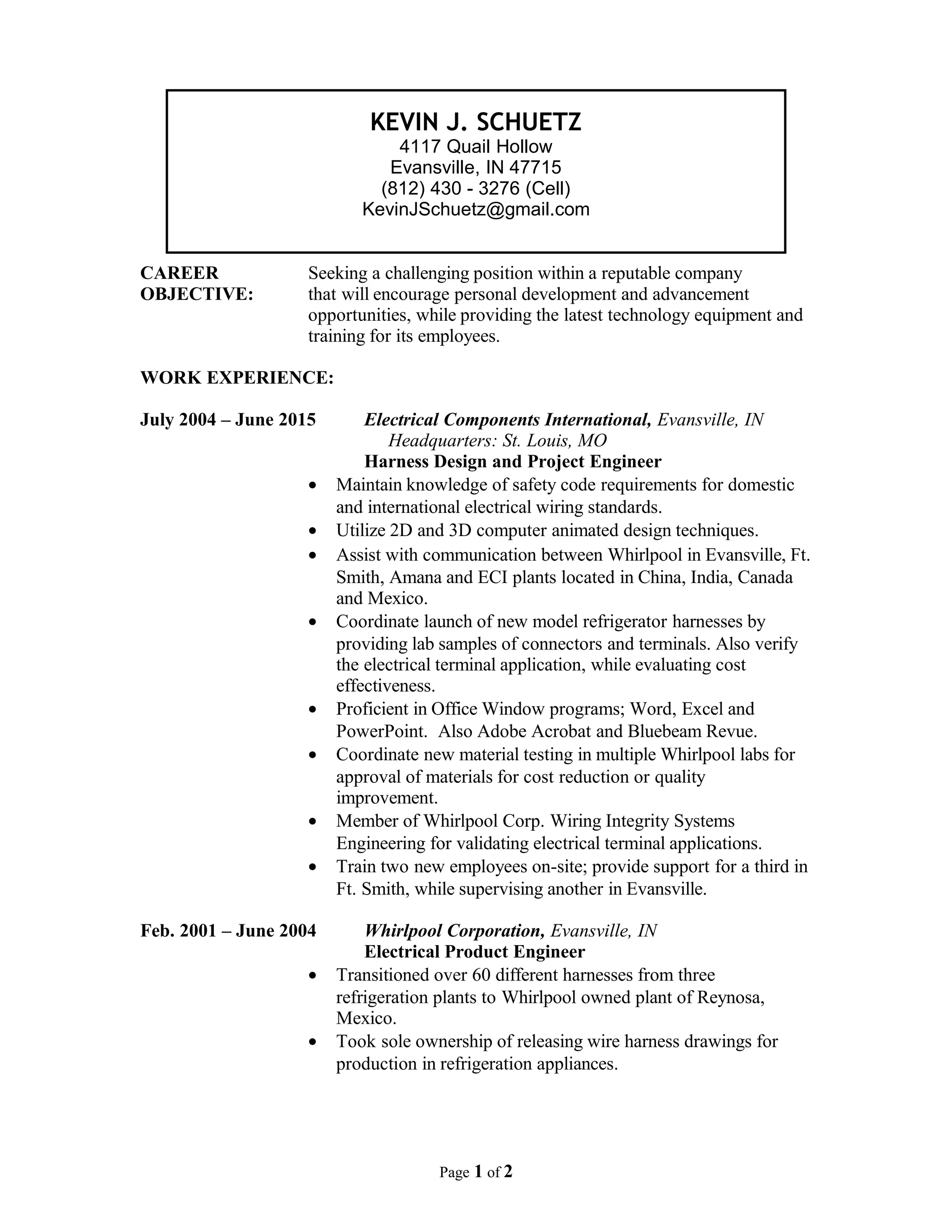 KJSresume5general | DOC