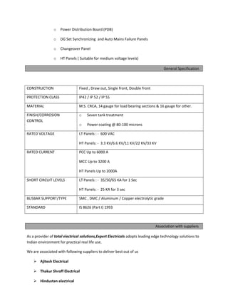 expert electricals | DOC | Construction Industry | Industries