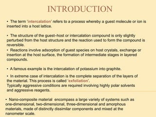INTERCALATION AND EXFOLIATION | PPTX