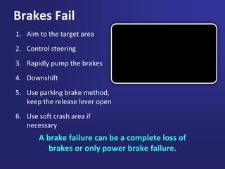 Emergencies Behind the Wheel | PPT