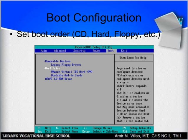 Working with the BIOS Setup Program | PPTX