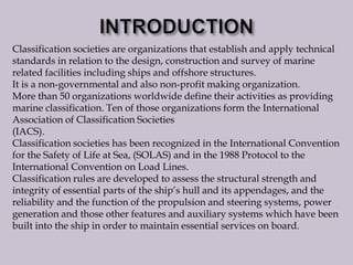 Classification societes. presentation | PPTX