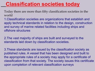 Classification societes. presentation | PPTX