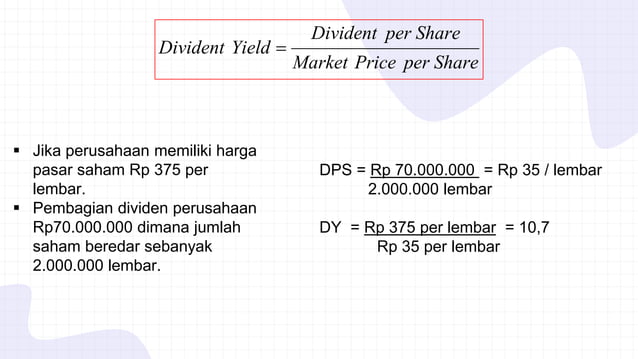 Bab 9 - Analisa Rasio Pasar | PDF