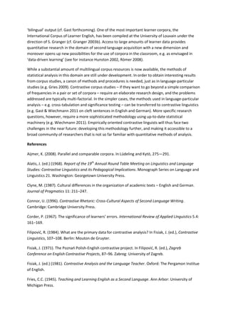 Conrastive Analysis (Hassans Edu) | PDF