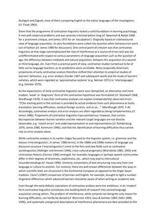 hassans Contrastive Analysis | PDF