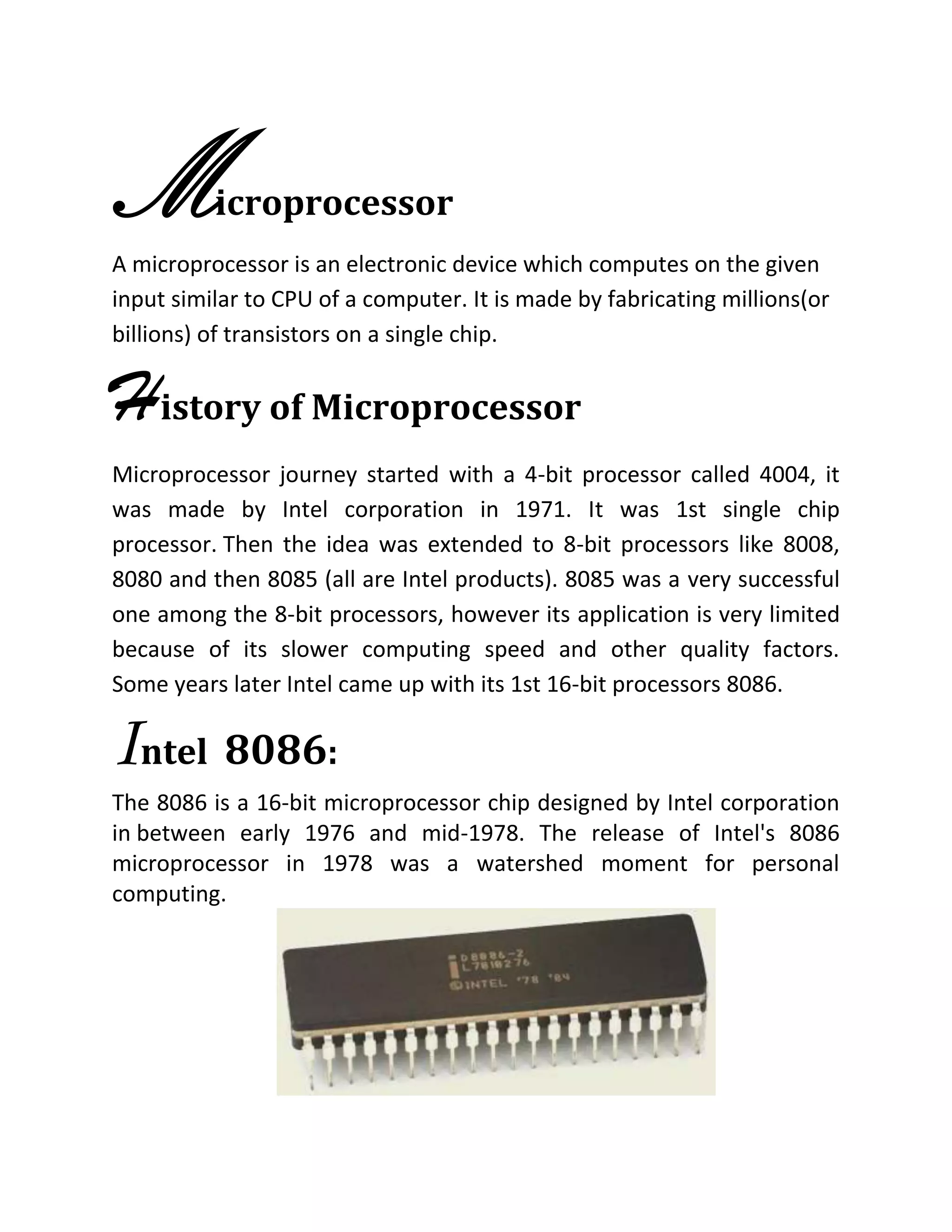 8086 Architecture | PDF