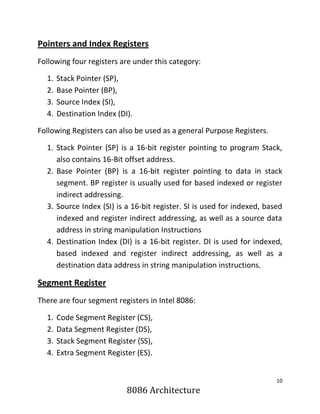 8086 Architecture | PDF